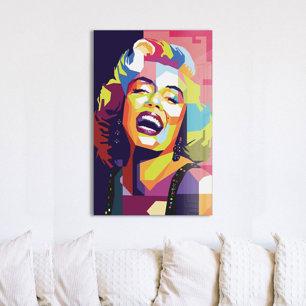 Marilyn Monroe - Glass Wall Art – Artronauts
